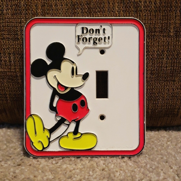 Disney | Wall Decor | Vintage Disney Mickey Mouse Light Switch Cover ...